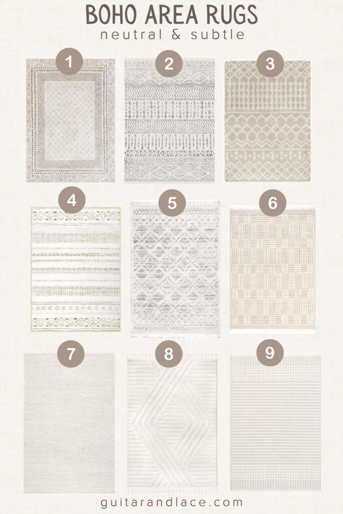 Affordable Boho Rugs for your Home - Neutral, Bold & Checkerboard ...