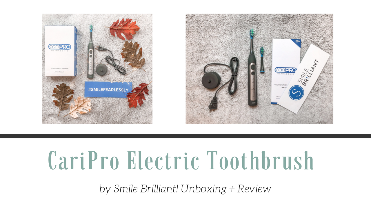 Caripro Ultrasonic Toothbrush Review + Giveaway | guitar & lace