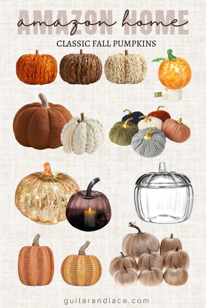 The Best Amazon Fall Decorations | guitar & lace