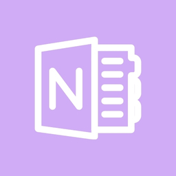 Microsoft OneNote purple free app icons | guitar & lace