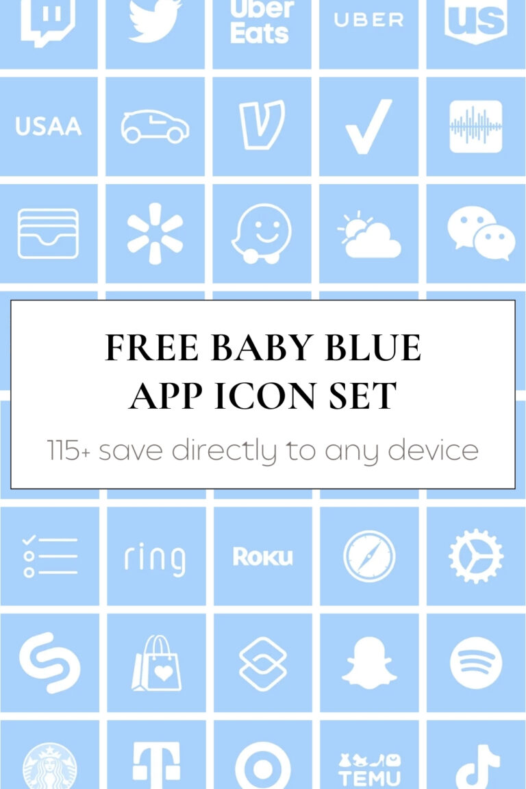 Free Blue App Icons for your Phone & Devices | guitar & lace