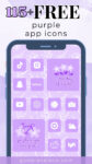 Free Purple App Icons for iPhone, Android & More | guitar & lace