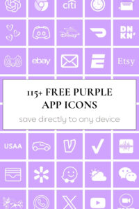 Free Purple App Icons for iPhone, Android & More | guitar & lace
