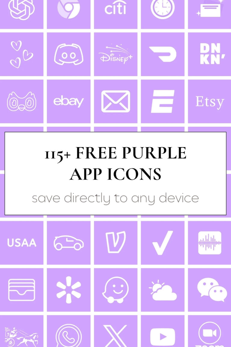 Free Purple App Icons for iPhone, Android & More | guitar & lace