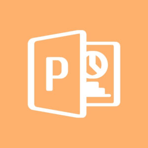 Microsoft Powerpoint free orange app icons | guitar & lace